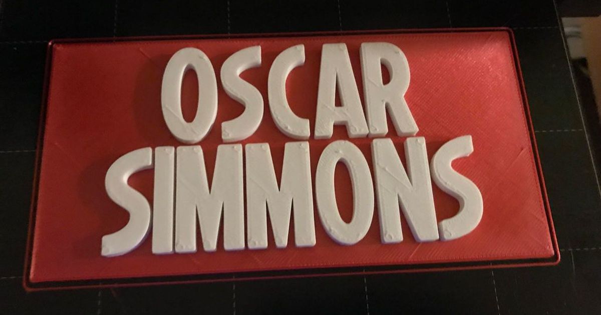 Marvel Font 3D Script for Signs by simmons1983 | Download free STL ...