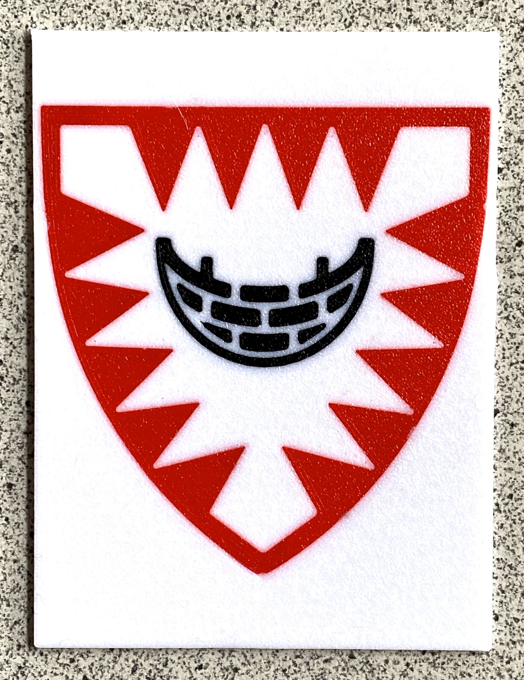 Multi-color Cover Plate for revised Phone Holder (here: Crest of Kiel ...