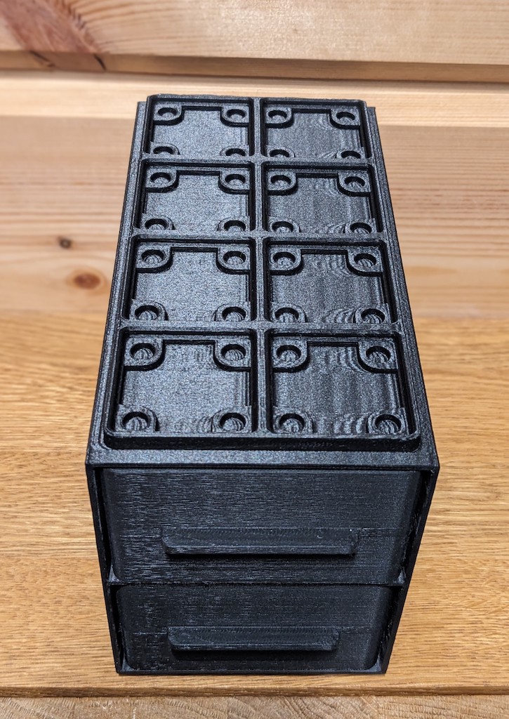 Gridfinity chest with drawers 2x4x7 by iw3d | Download free STL model ...