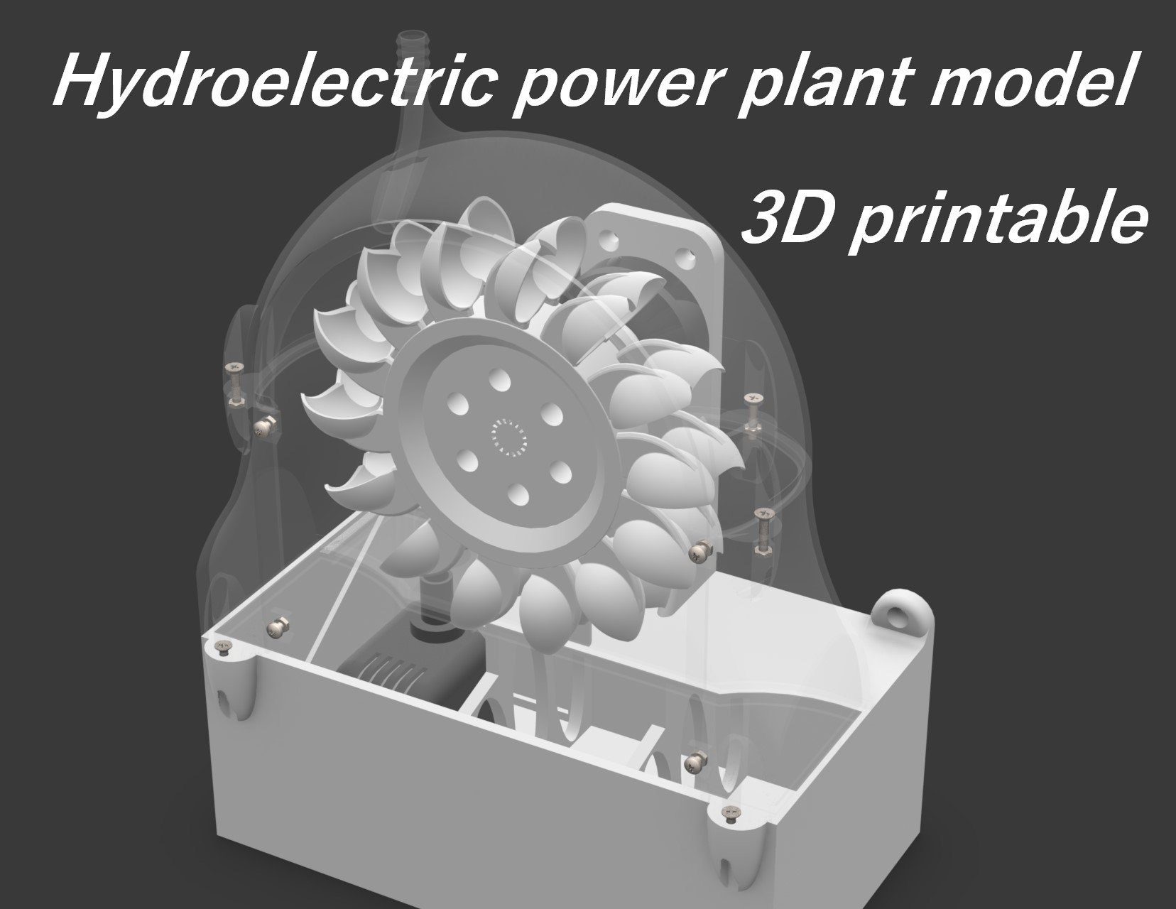hydroelectric power plant by Profesional_ALEX_3D | Download free STL ...