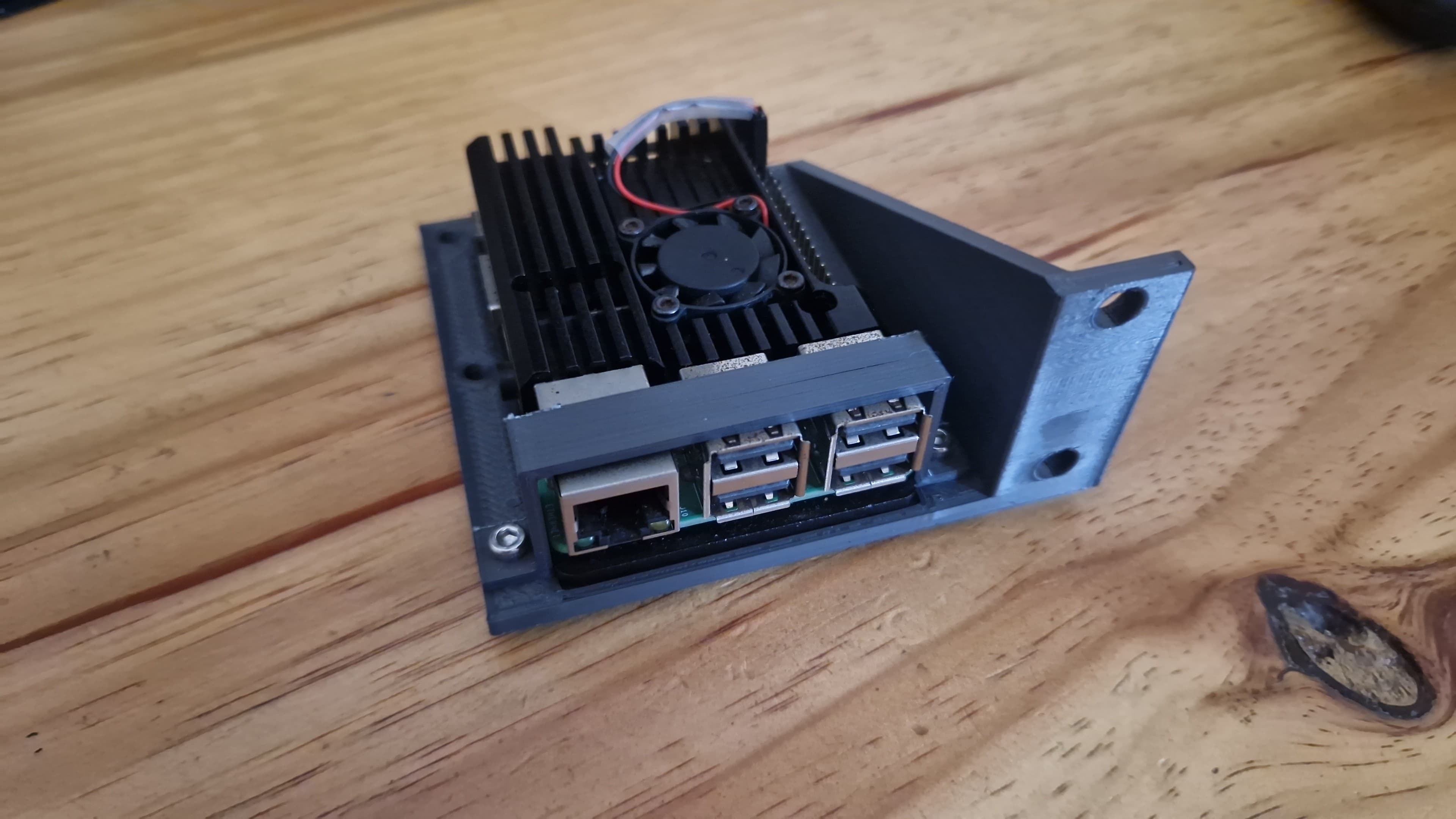 Rasberry Pi 3B 1U Rack mount by TerenceMK | Download free STL model ...