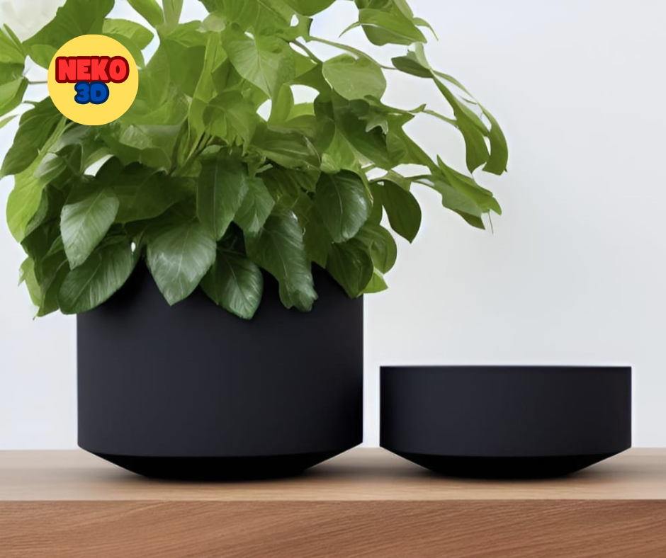 modern design simple flower pot (3 different sizes) by Neko3D ...