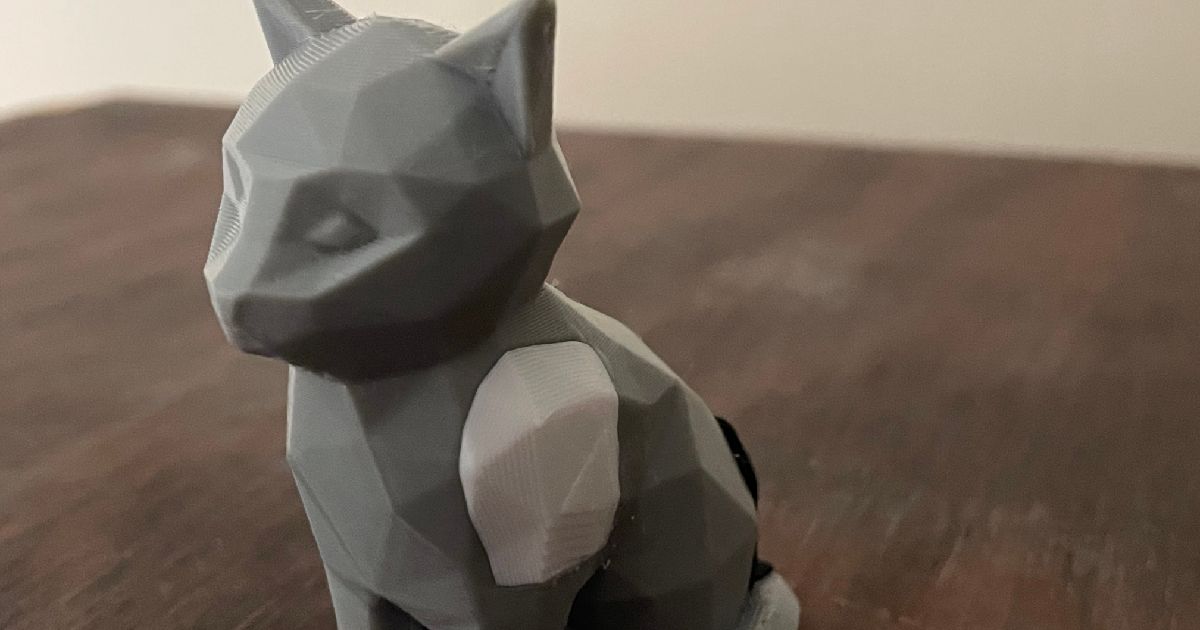 Cute Multi Color Cat by ispont | Download free STL model | Printables.com