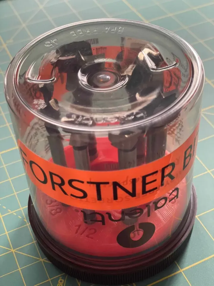Forstner Bit Set Holder by Brauer | Download free STL model ...