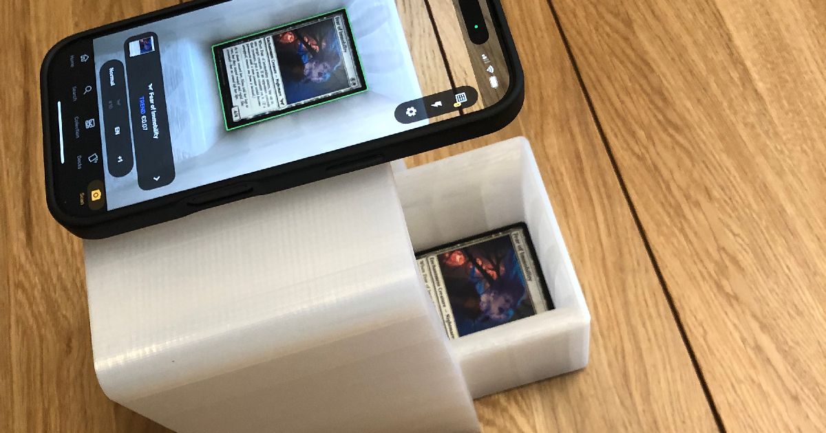 Card Slinger 1.0 Phone Stand Add-On by Paul Howie | Download free STL ...