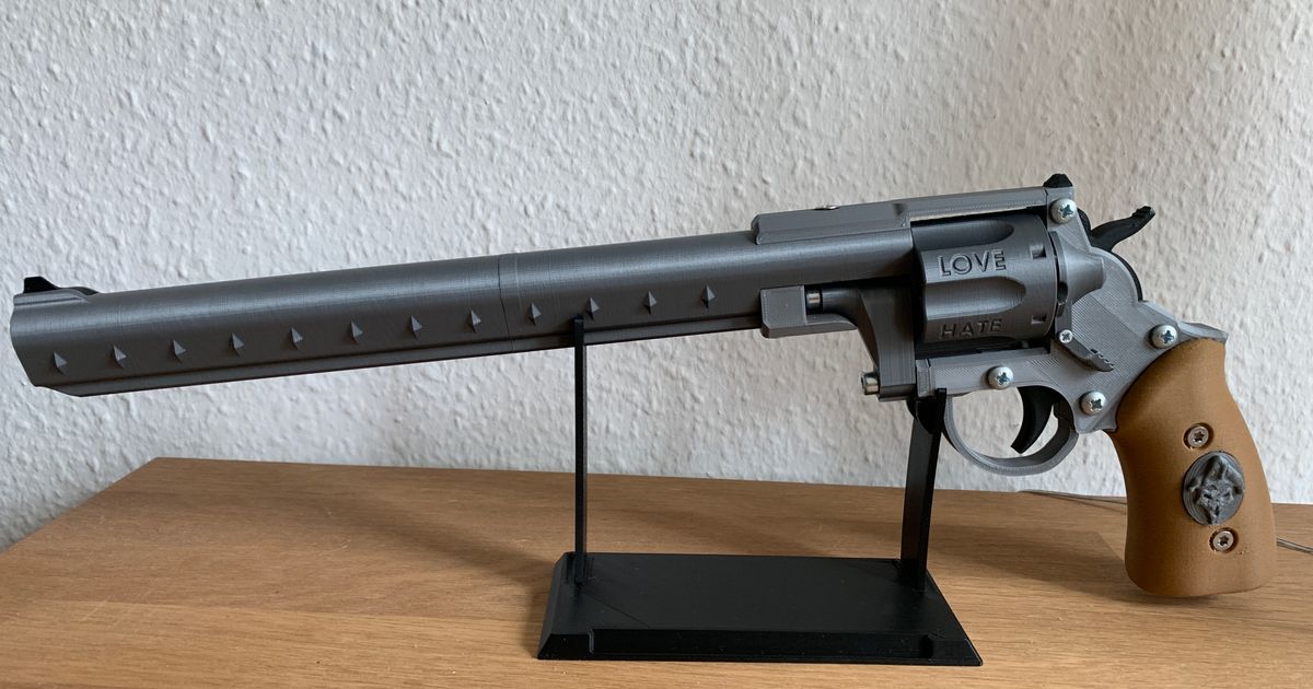 Joker Revolver by Henne | Download free STL model | Printables.com