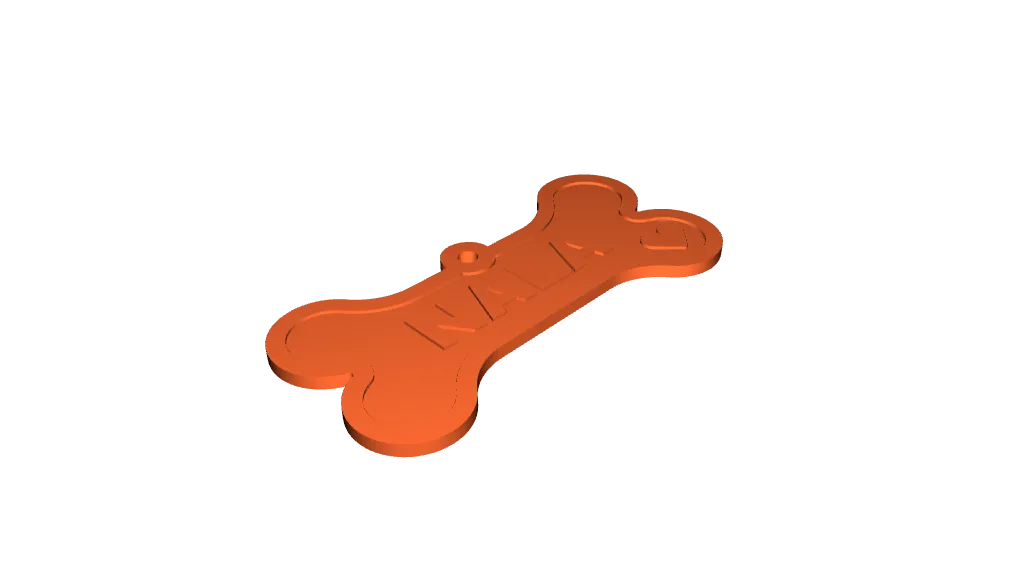 Customizable dog tag by Julius | Download free STL model | Printables.com
