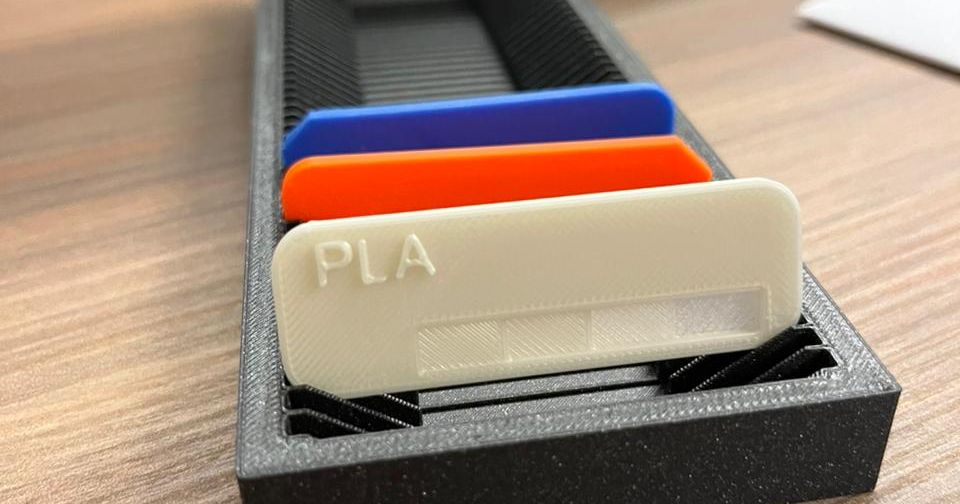 Filament Sample Card by Huda | Download free STL model | Printables.com