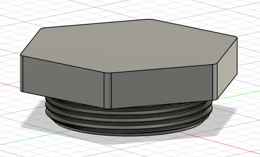 T25 hydraulic oil filler cap M45x2 by Wojtek Kucharczyk | Download free ...
