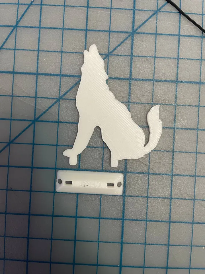 Wolf Airgun Target by qman | Download free STL model | Printables.com