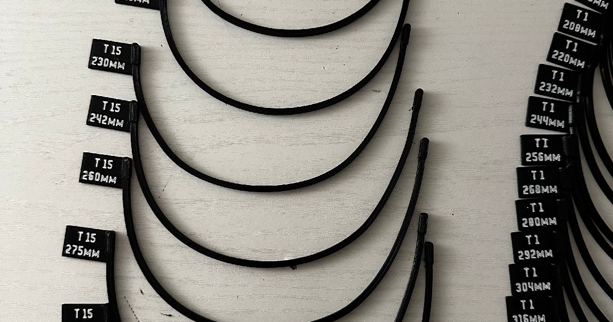 Wires for bra Arta F Type 15 by Monk_Kun | Download free STL model ...