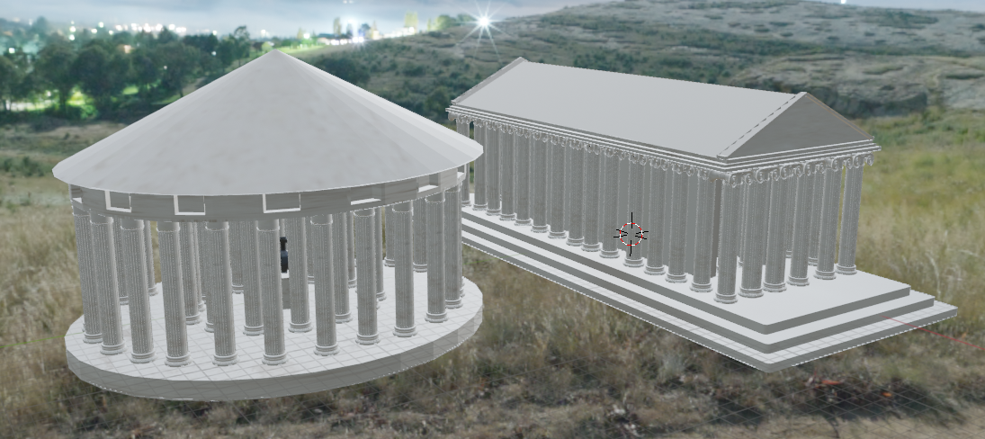 Ancient Greek Temple and Tholos by Μαρία Αβ. | Download free STL model ...