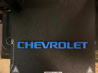Chevrolet logo by Pat Sarault | Download free STL model | Printables.com