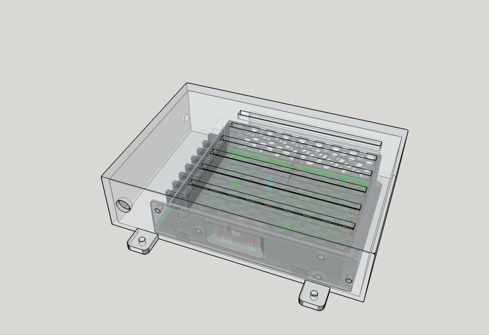 Power Supply Housing (LRS-100-24) by Bitsqueezer | Download free STL ...