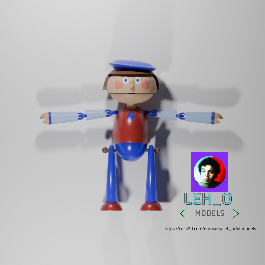 THE DULOC DOLL -SHREK - PRINT IN PLACE - Flexi - ARTICULATE by Leonardo ...