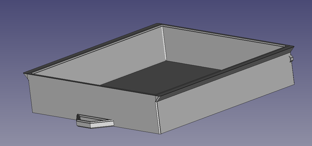Under desk drawer, 7"x7" by JB_Design | Download free STL model ...