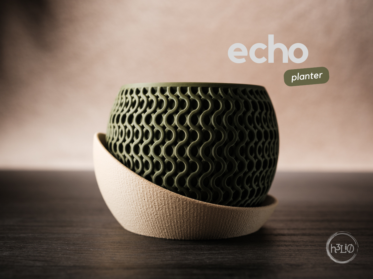 echo · planter by h3li0 | Download free STL model | Printables.com