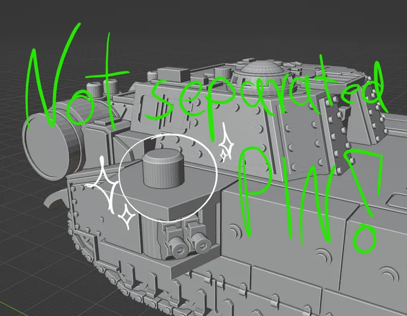 Warhammer Shadowsword Tank by Drak | Download free STL model ...