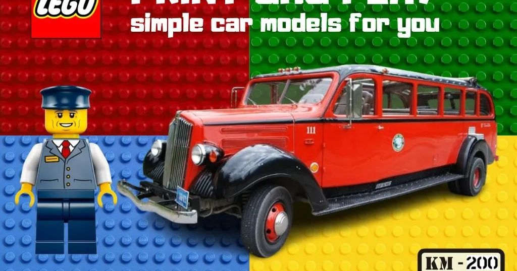 LEGO Red Jammer BUS 1930 by Mgr. Pavel Krist | Download free STL model ...