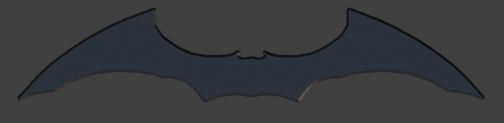 Batarang- Batman Boomerang por Elhay Journo | Descargar modelo STL ...