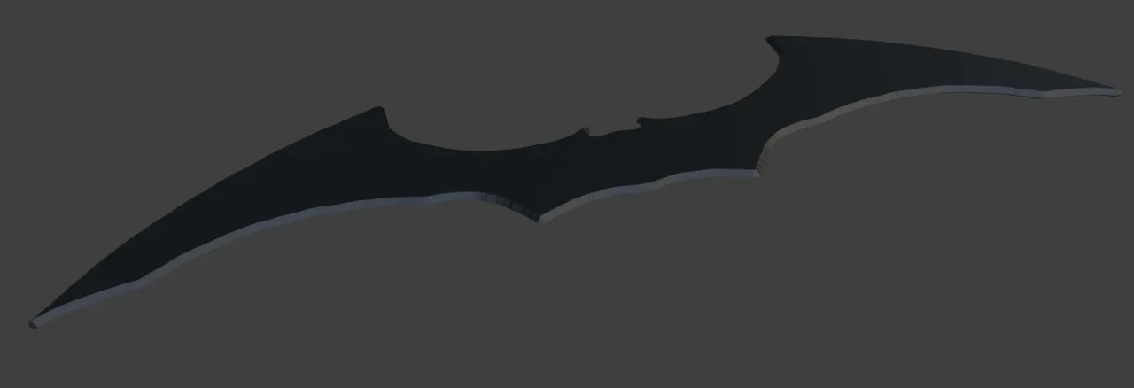 Batarang- Batman Boomerang by Elhay | Download free STL model ...