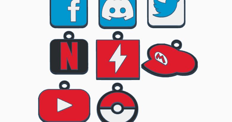 Massive Keychains Collection Part 1 by ReSteel | Download free STL ...