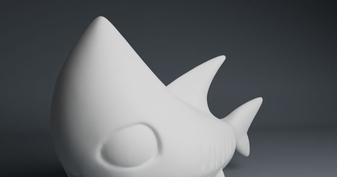 A cute stylized shark by Maker81 | Download free STL model | Printables.com