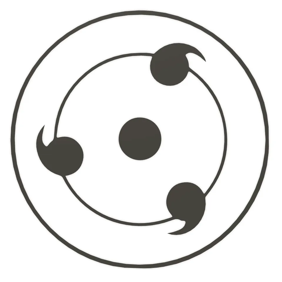 Sharingan logo by Pista_prints | Download free STL model | Printables.com