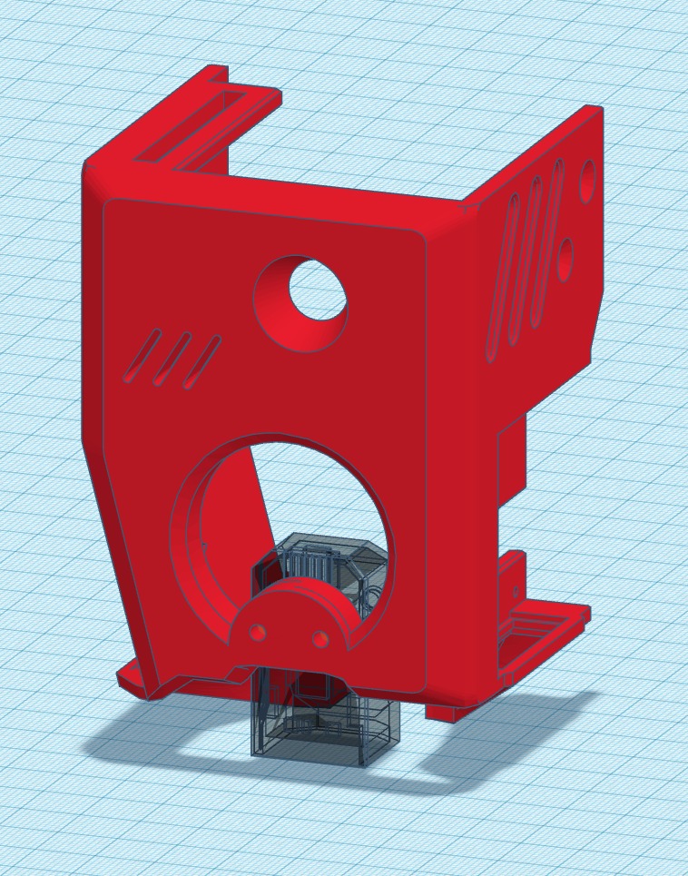 Hotend Cover for Ender 3 V3 KE with support for BTT EDDY par EXS ...
