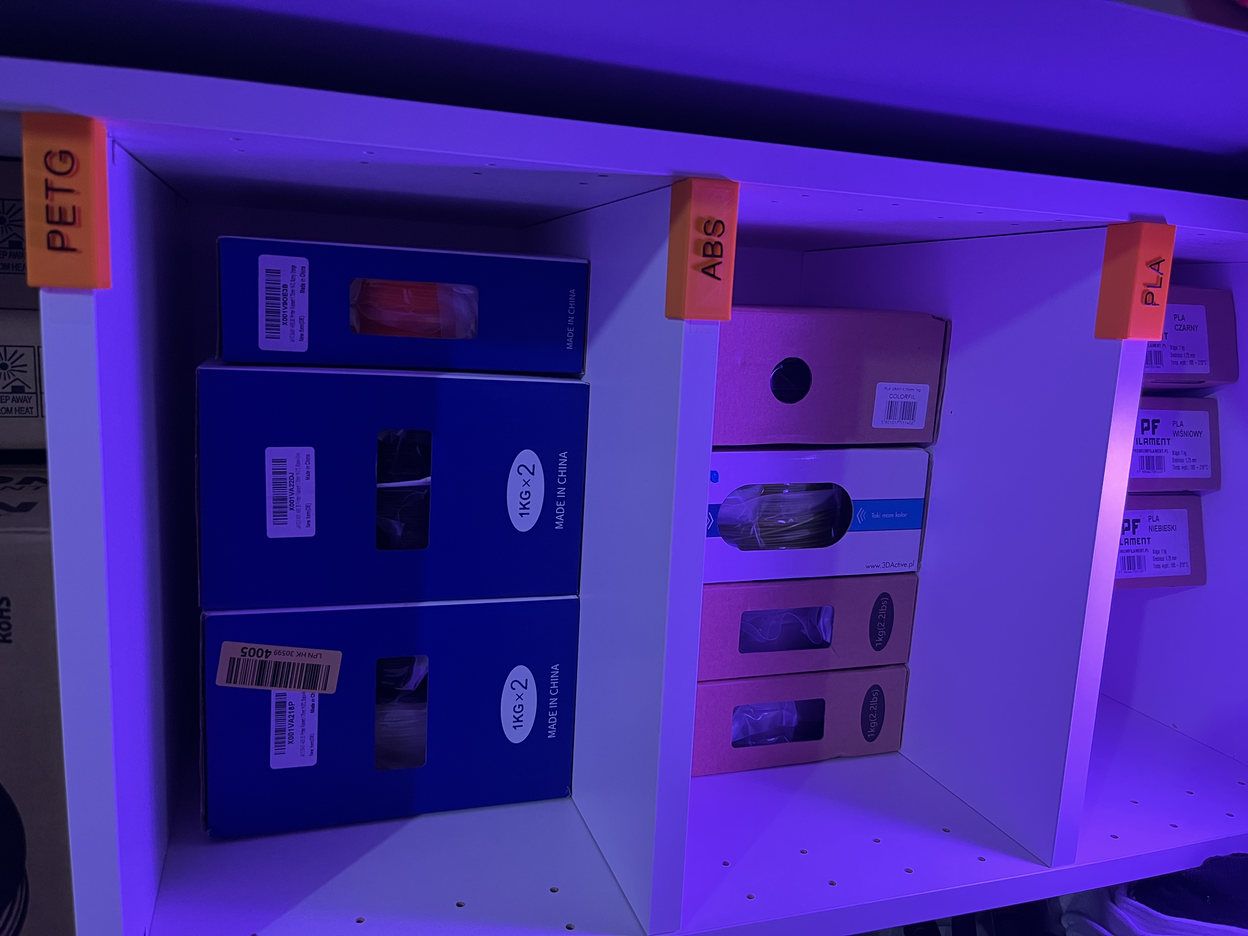 Storage filament shelf labels by Andre | Download free STL model ...