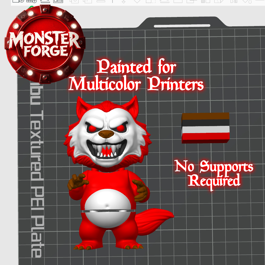 Crimson Claw / Werewolf by Monster Forge | Download free STL model ...