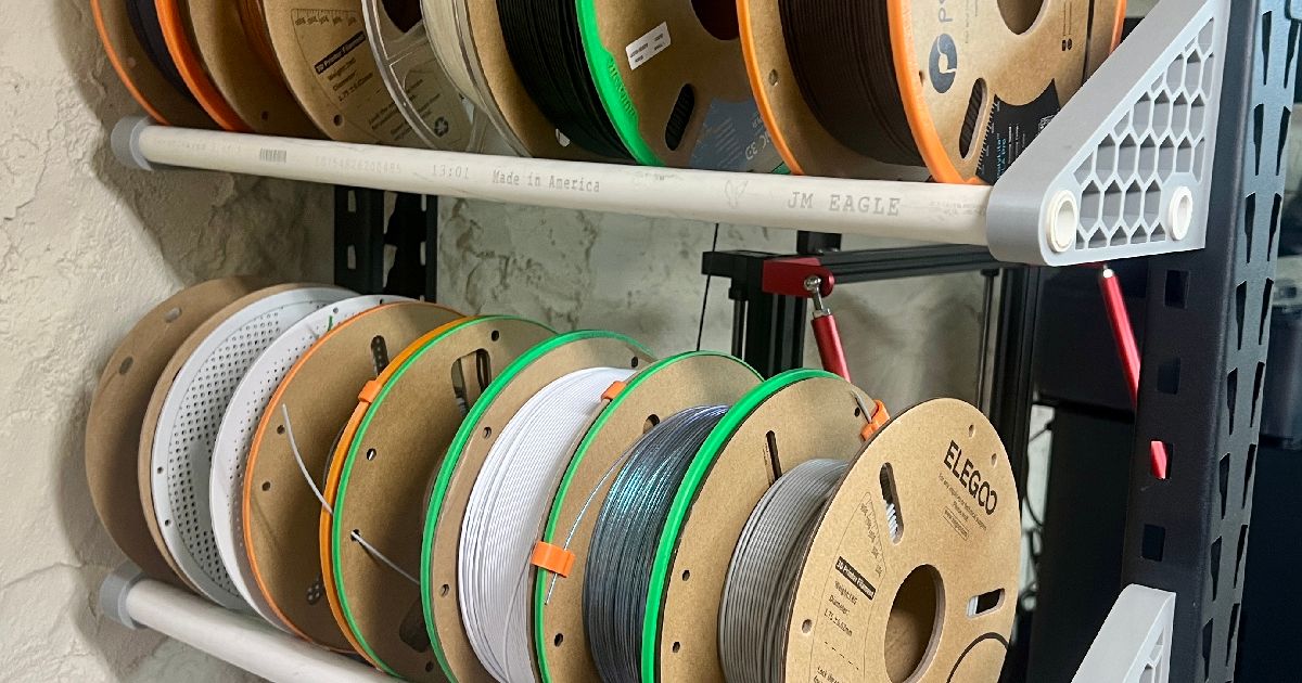 PVC Pipe Filament Shelf for Rack Shelving por Phoenix Knight Designs ...