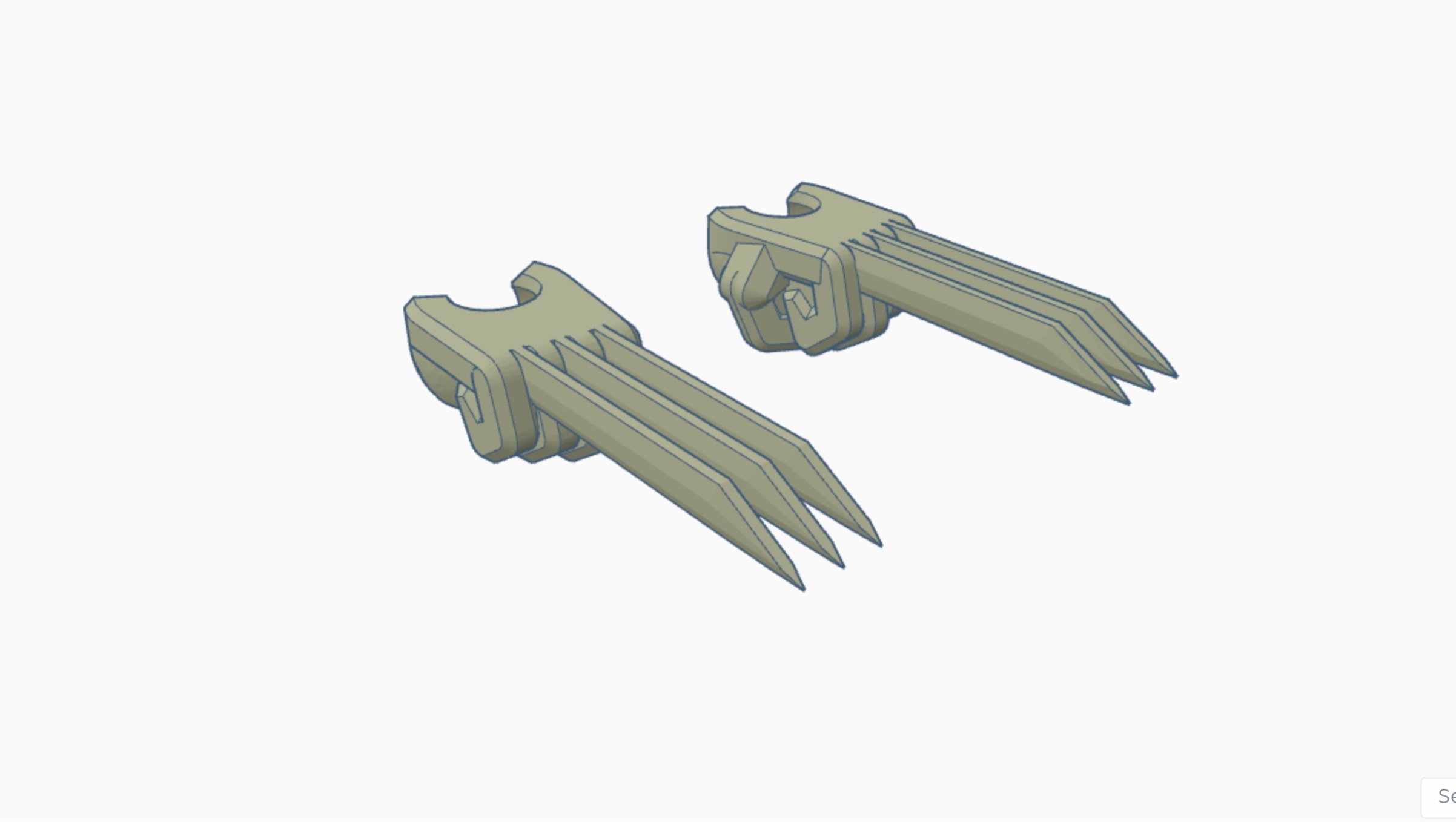 Wolverine claws for Dummy 13 by Ghostcat3-D | Download free STL model ...