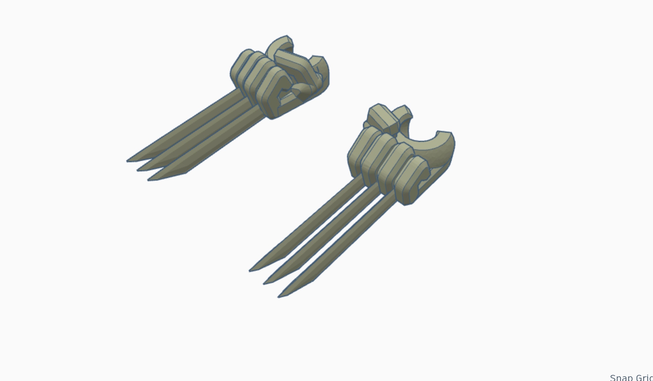 Wolverine claws for Dummy 13 by Ghostcat3-D | Download free STL model ...
