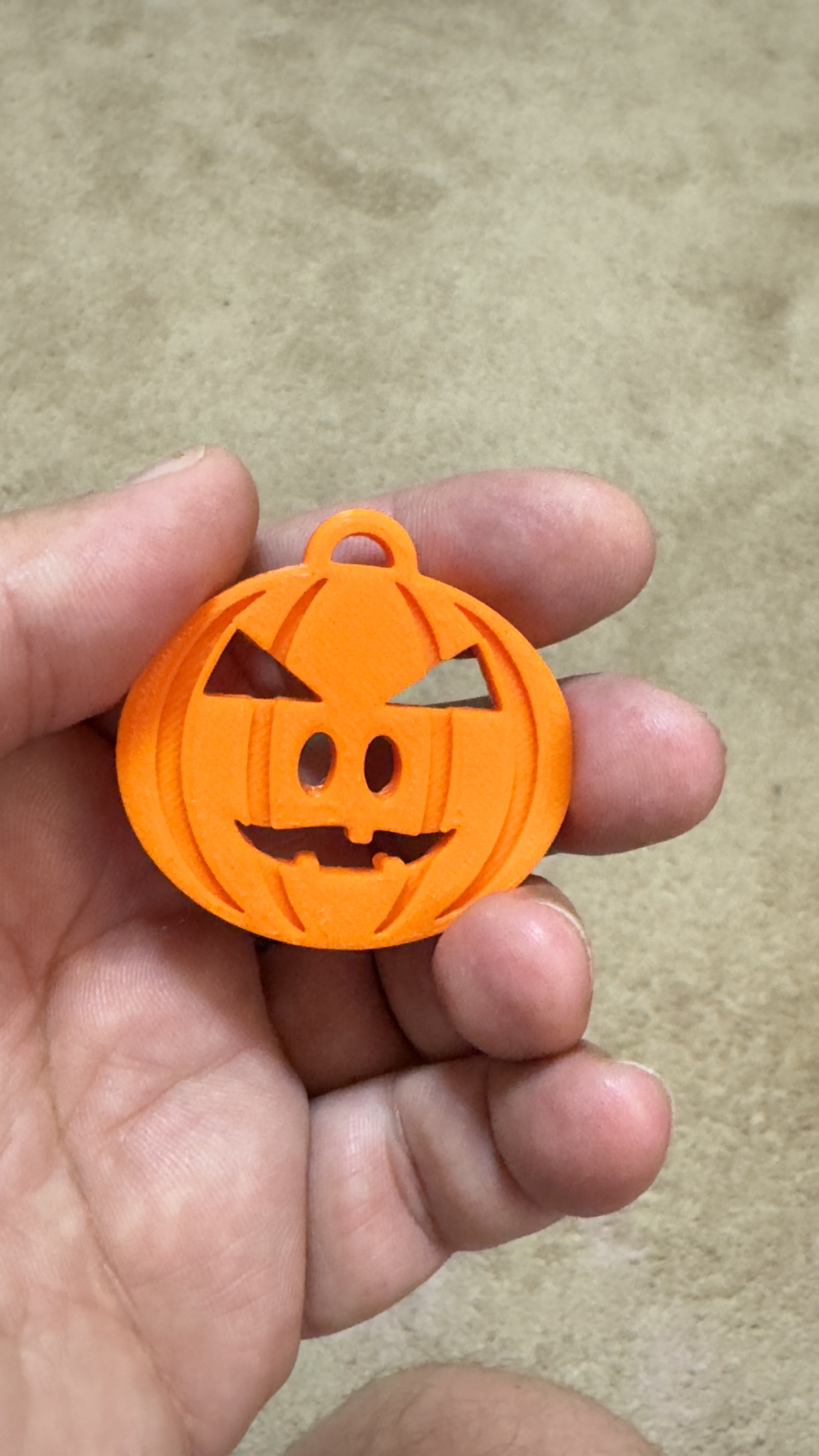 Keychain HELL0WEEN PUMPKIN by MARK | Download free STL model ...