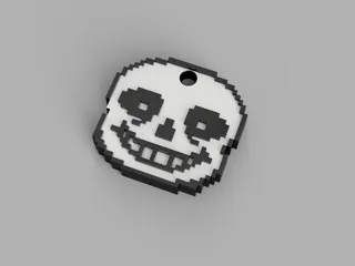 Sans Keychain by highlevelwinnerr | Download free STL model ...