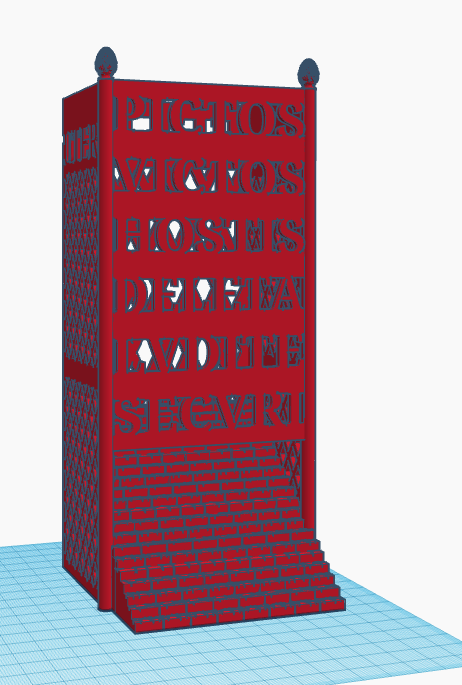 Ancient Roman Dice Tower by MC Taz Man | Download free STL model ...