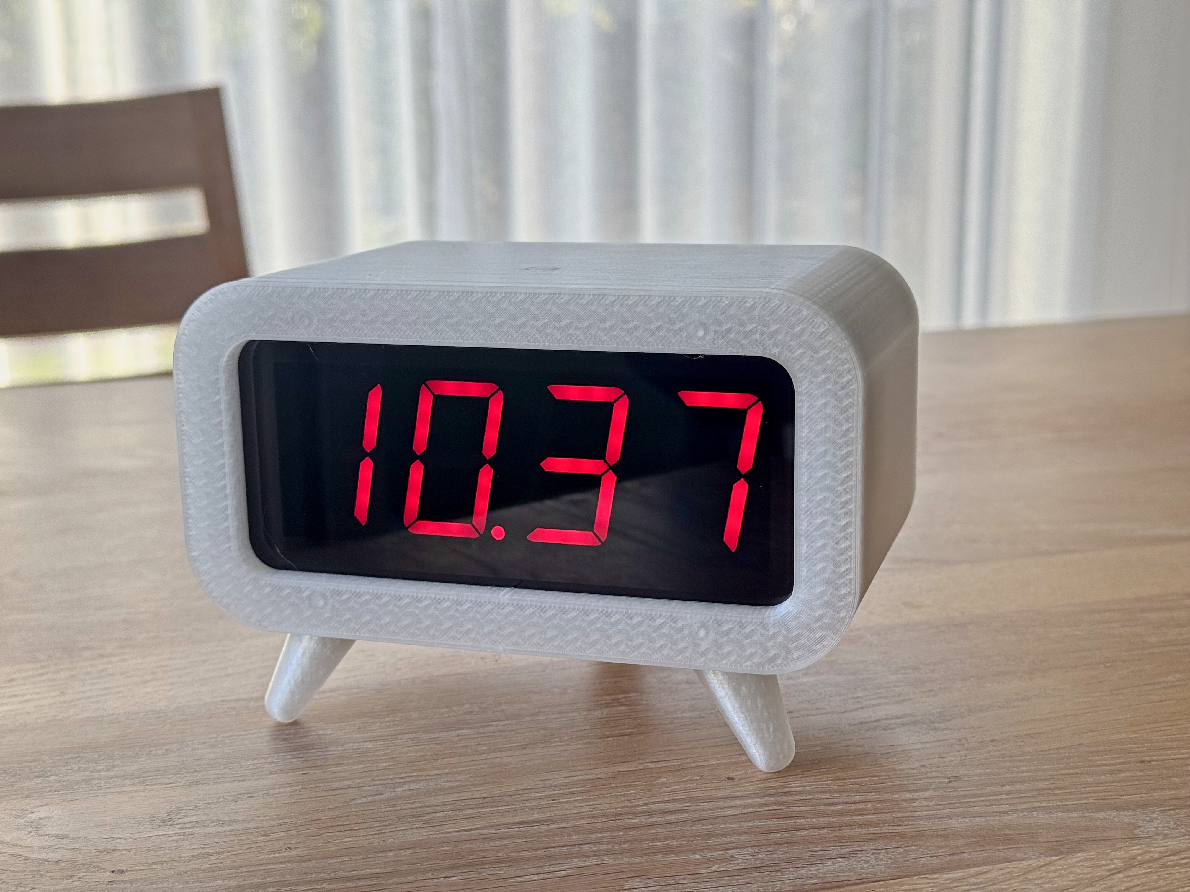 Big digits clock housing by martin | Download free STL model ...