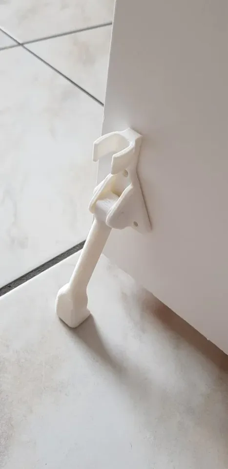 Kickdown door stop print in place by Anton3006 | Download free STL ...