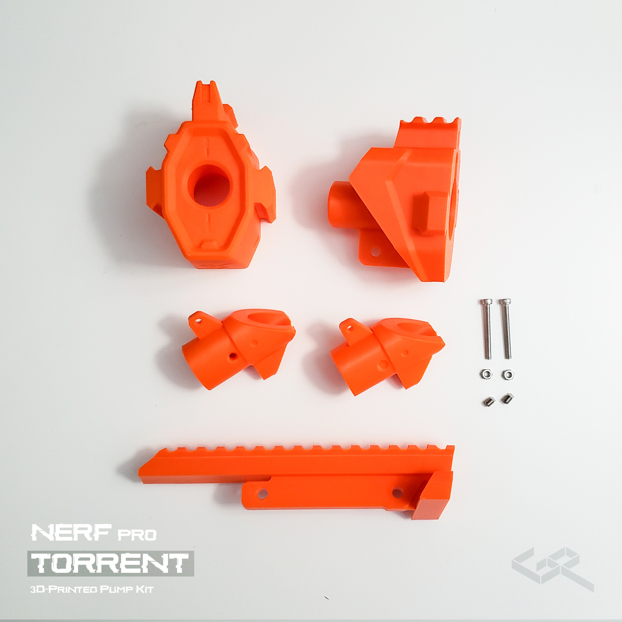Nerf Pro Torrent - Pump Kit by GP3D | Download free STL model ...