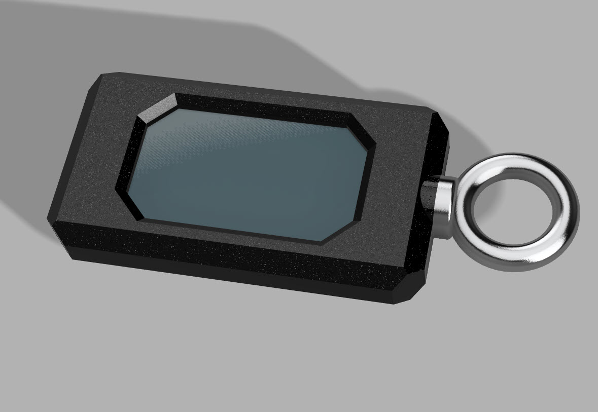 Keychain for a piece of a meteor by R3D | Download free STL model ...