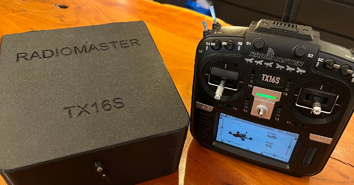 Radiomaster TX16S MKII Printable Case par maxedout22 | Téléchargez ...