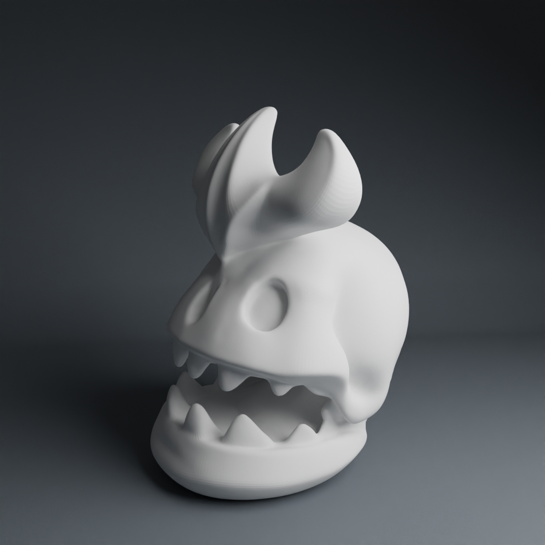 Stylized Skull by Maker81 | Download free STL model | Printables.com