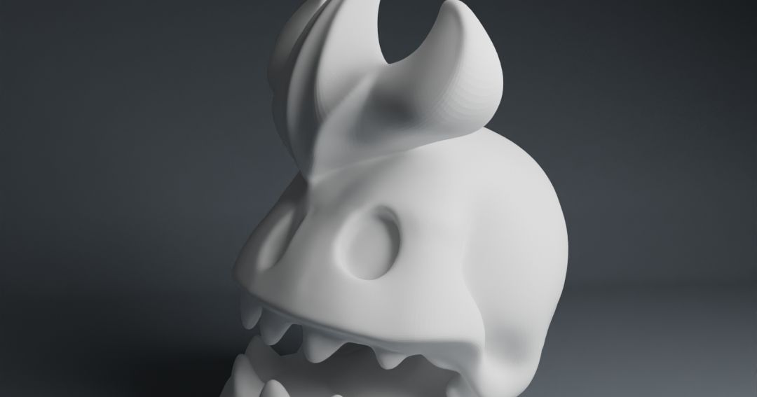 Stylized Skull by Maker81 | Download free STL model | Printables.com