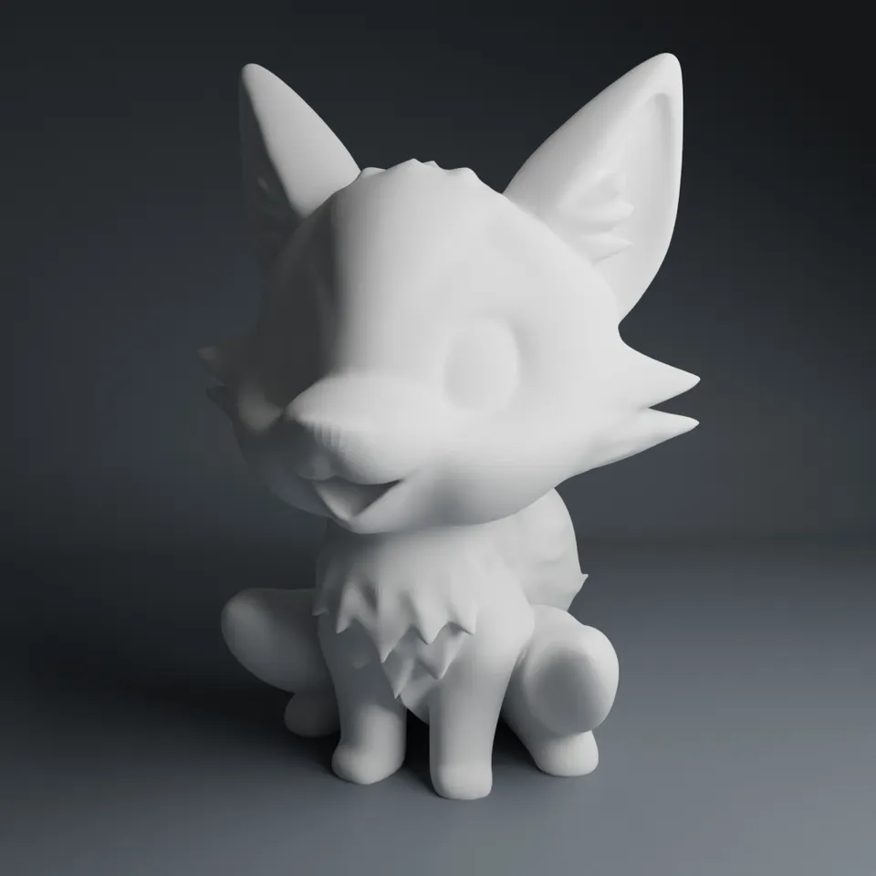 Stylized wolf by Maker81 | Download free STL model | Printables.com