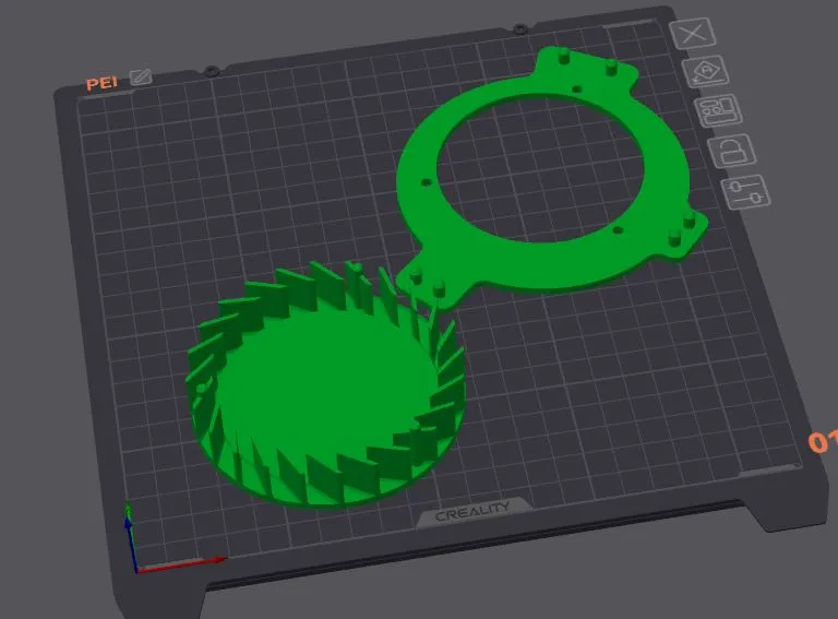 CREALITY K1/K1C fan cover by Alex_Kom | Download free STL model ...