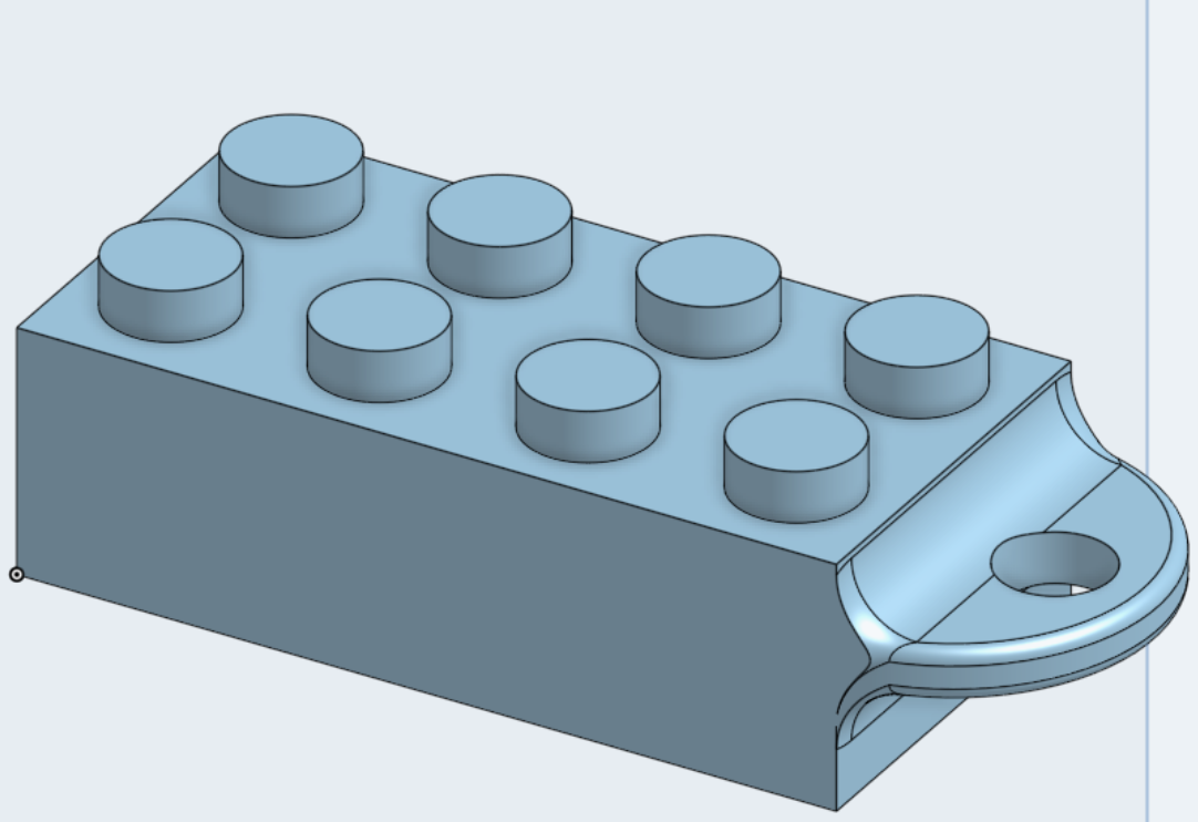 Interlocking lego keychain Version two by Maxwell LeFevre | Download ...