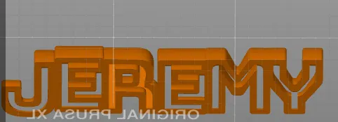 Office desk sign for someone named Jeremy by Ken G. | Download free STL ...