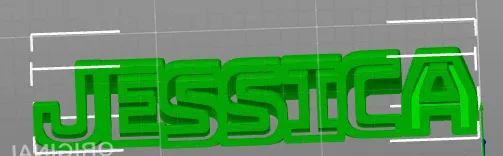 Office sign for someone named Jessica by Ken G. | Download free STL ...