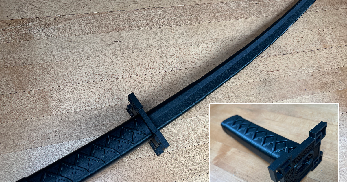 Muichiro's Print-in-Place Collapsing Sword by 3D Printing World ...